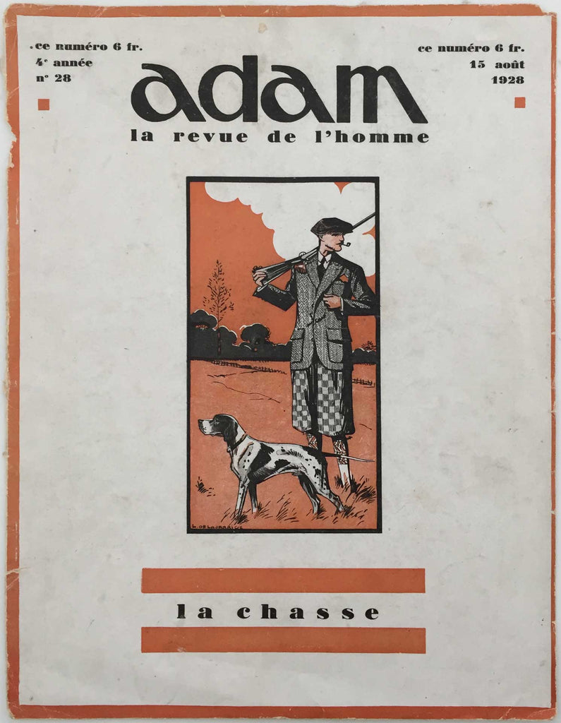 L'heureuse Rencontre: Adam Magazine, 1928 – Homobilia