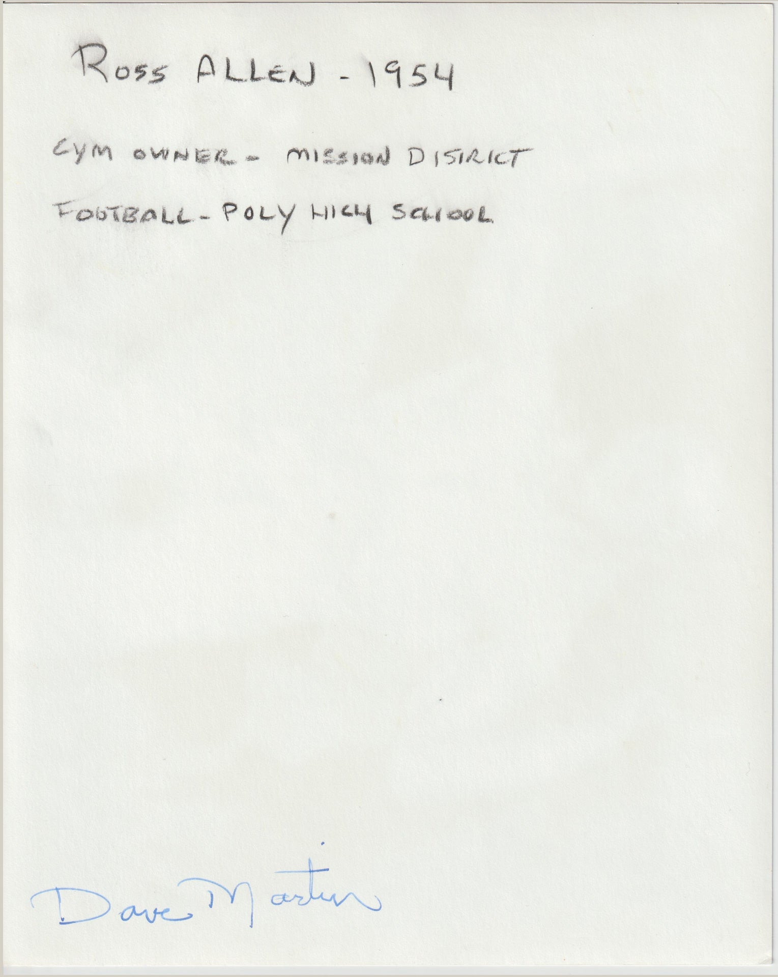 Ross Allen, by Dave Martin – Homobilia