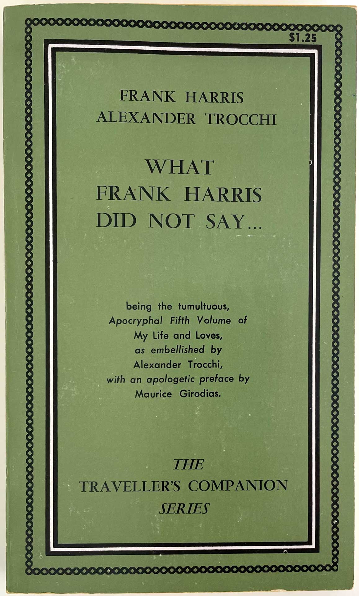 What Frank Harris Did Not Say... – Homobilia