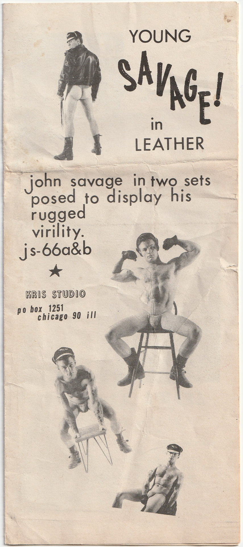 Kris Studio Male Nude: Johnny Savage Crouching – Homobilia