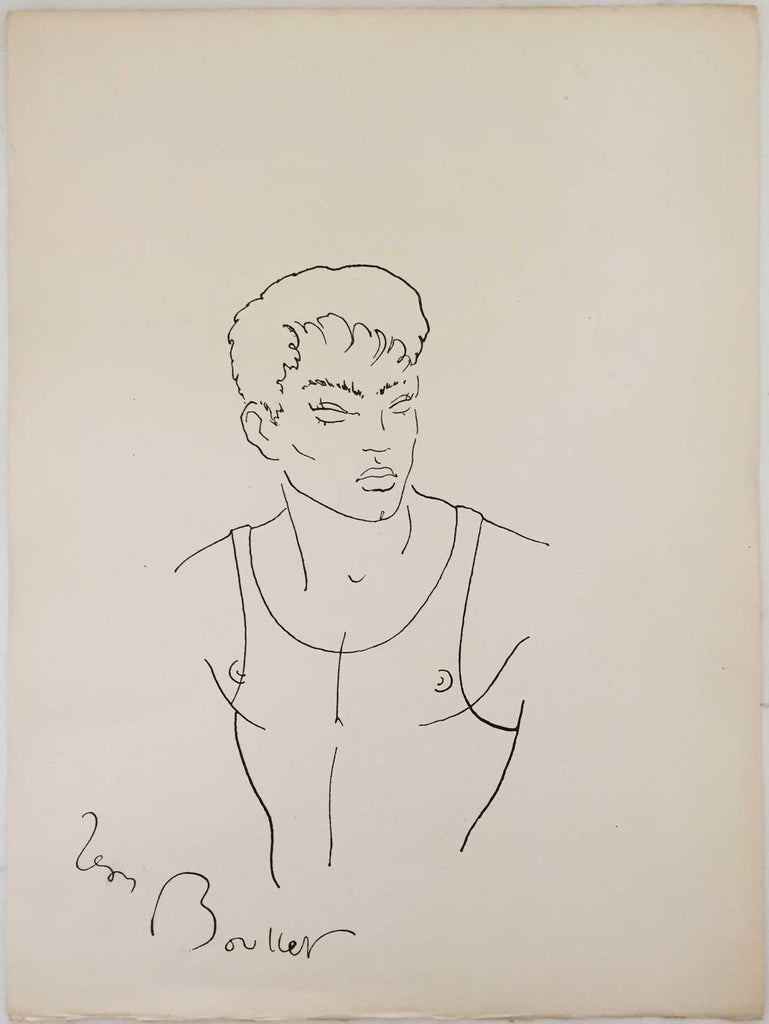 Jean Boullet Engraving (1) from Les Beaux Gars – Homobilia