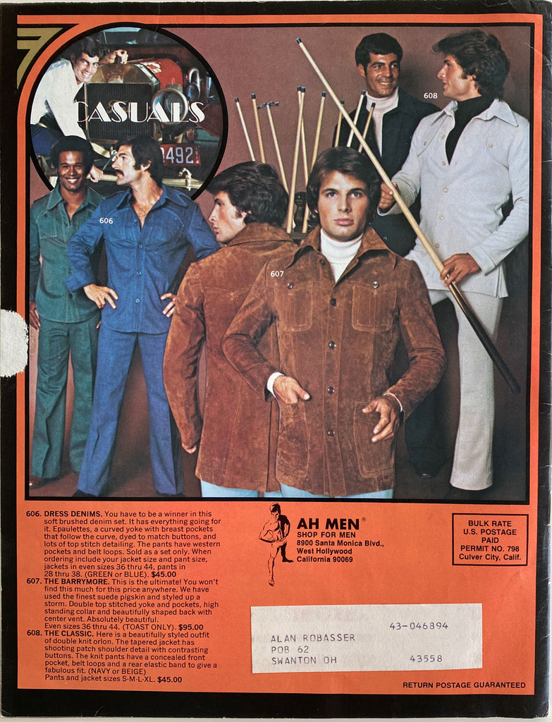Ah Men "Nostalgia" Gay Fashion Catalog – Homobilia