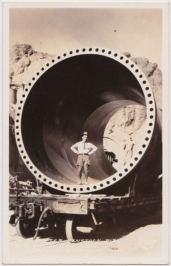 Man Standing in Pipe Boulder Dam – Homobilia