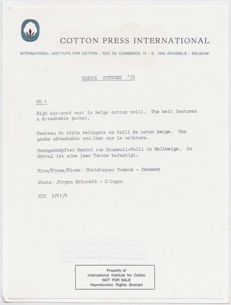 Vintage 70s Men's Fashion: Christopher Franck – Homobilia