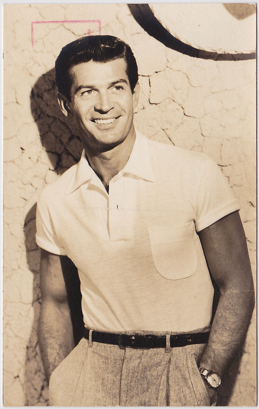 Actor George Nader: Real Photo Postcard – Homobilia