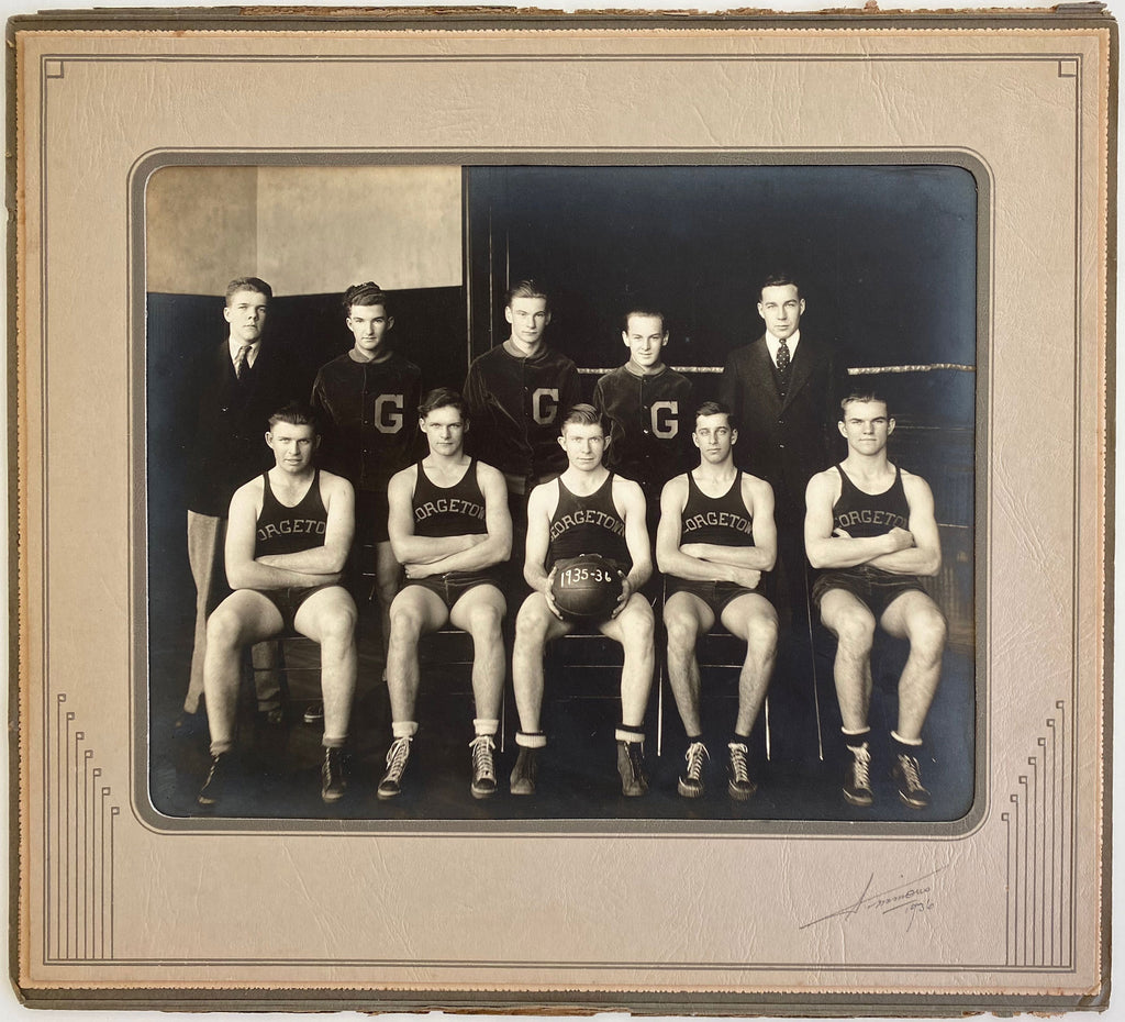 Georgetown Basketball Team with Coaches – Homobilia