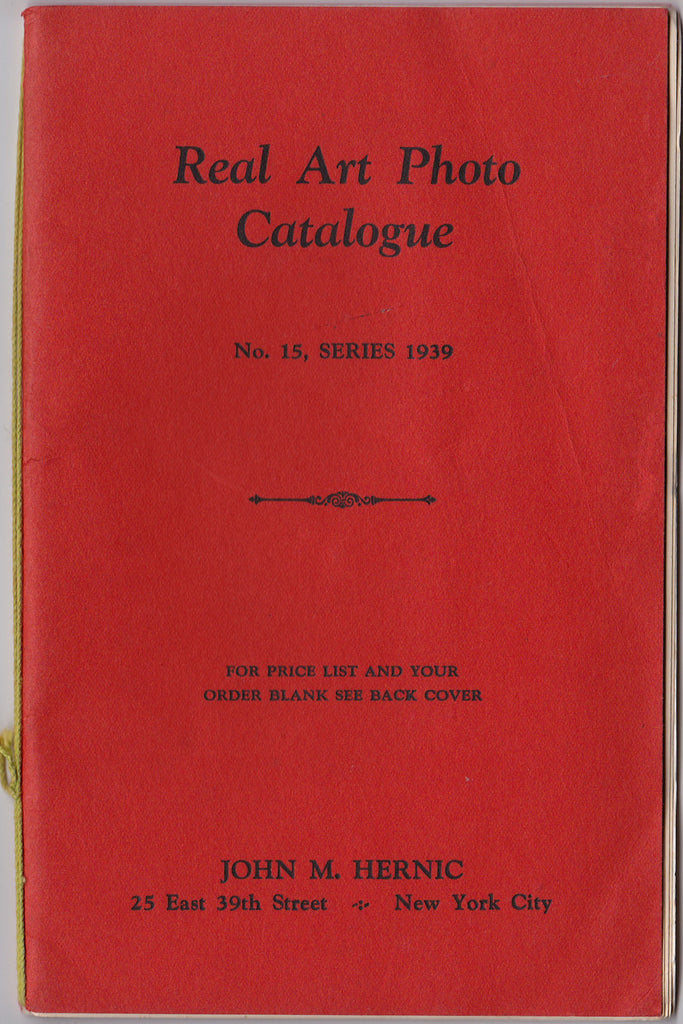 Real Art Photo Catalog 1939 – Homobilia