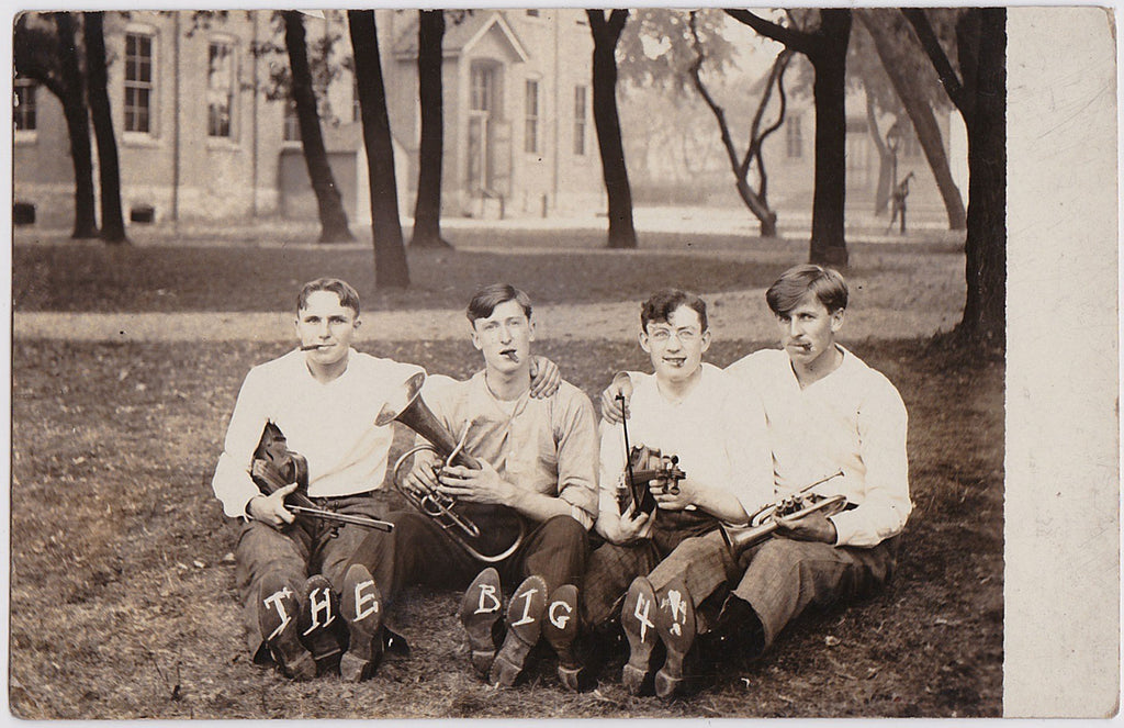 The Big 4! Real Photo Postcard – Homobilia